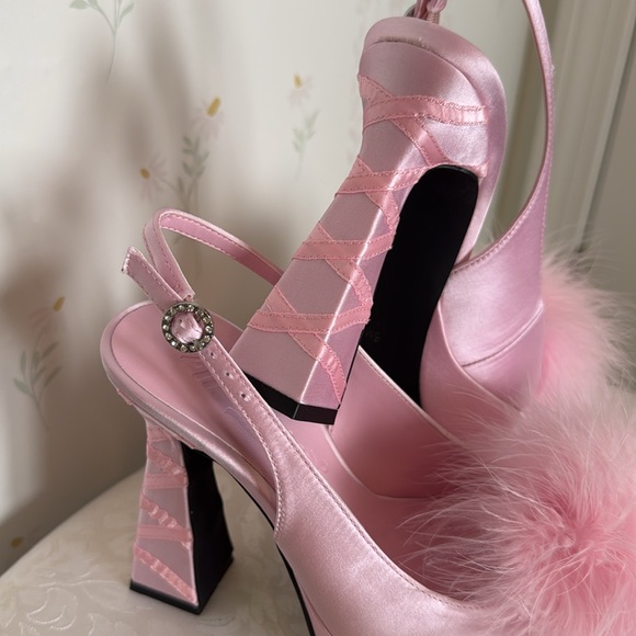 Sugar Thrillz | Shoes | Sugar Thrillz In My Boudoir Marabou Heels ...
